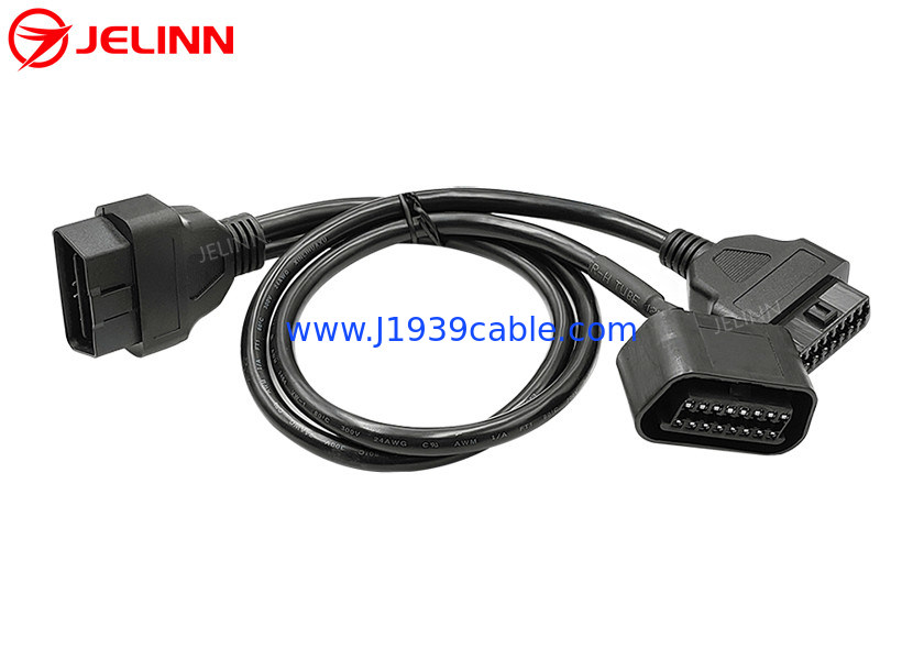 OBD 2 OBD2 Splitter Y Cable J1962 16 Pin Split Wire Harness for Ford Cars