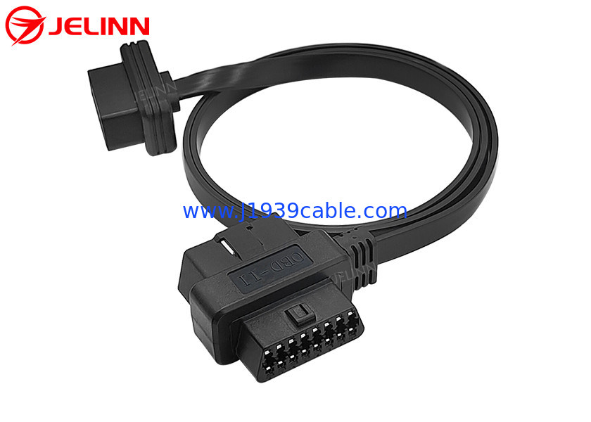 OBD 2 OBD2 16pin Male Female Pass Through to OBDII 16 Pin Main Cable