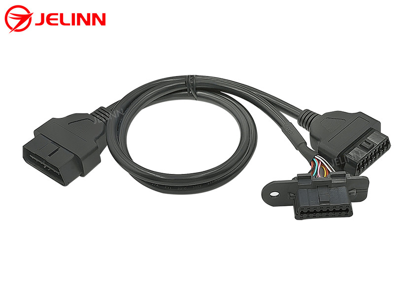 OBD2 OBDII Male to Volvo OBD2 Female and OBD2 Female Splitter Y Cable