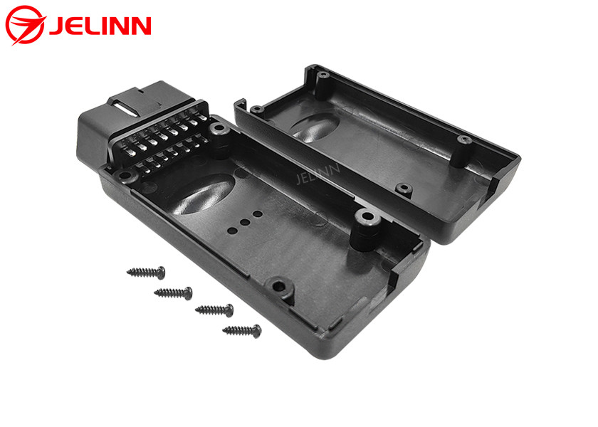 OBD 2 OBD2 Enclosure With Straight Pin Male Plug and Screws